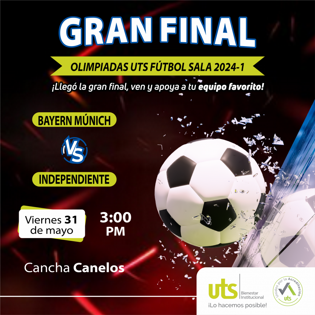 Gran final olimpiadas fútbol sala UTS - Unidades Tecnológicas de Santander